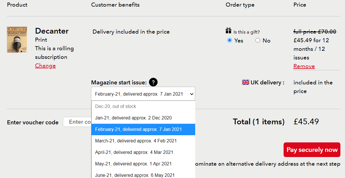 Magazine Subscription Gift Cards - Compare Magazine Gift Vouchers